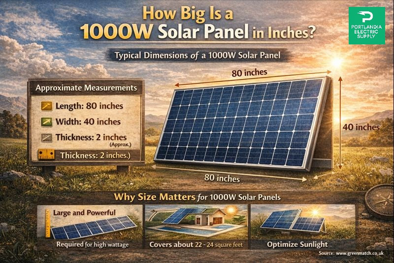 solar system panel size