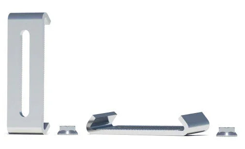 Ironridge BX-BCL-M1 Bottom Clamp with Hardware - Mill Finish ...